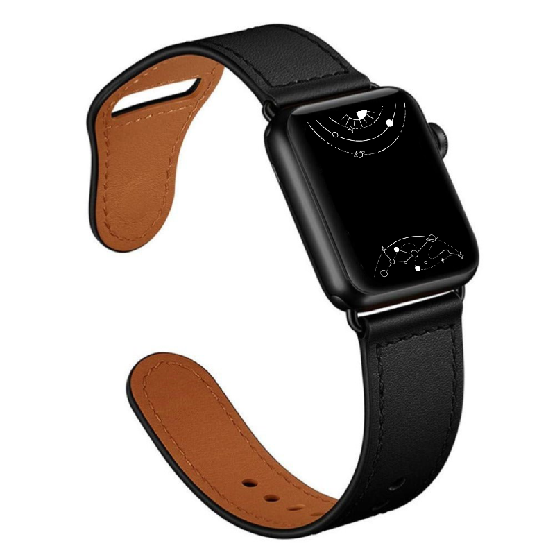 London Premium Genuine Leather Strap For Apple Watch Series 1-8+SE ...
