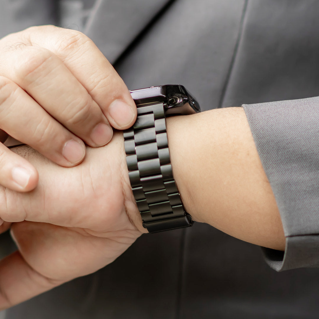 Class Stainless Steel Strap + Case For Apple Watch Series 1-9, SE/2/3 ...