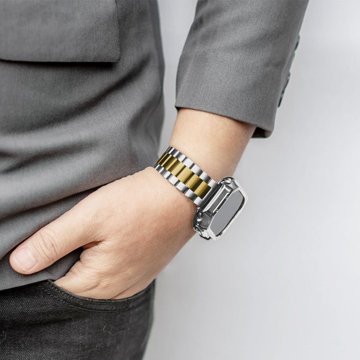 Class Stainless Steel Strap + Case For Apple Watch Series 1, 2, 3, 4, 5 ...