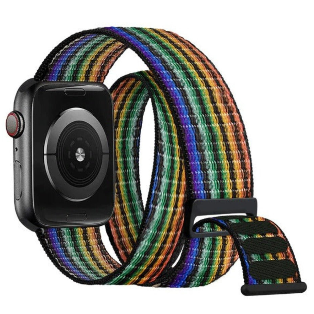 Frux Double Tour Nylon Loop Strap For Apple Series 1-11, SE/2/3, Ultra ...