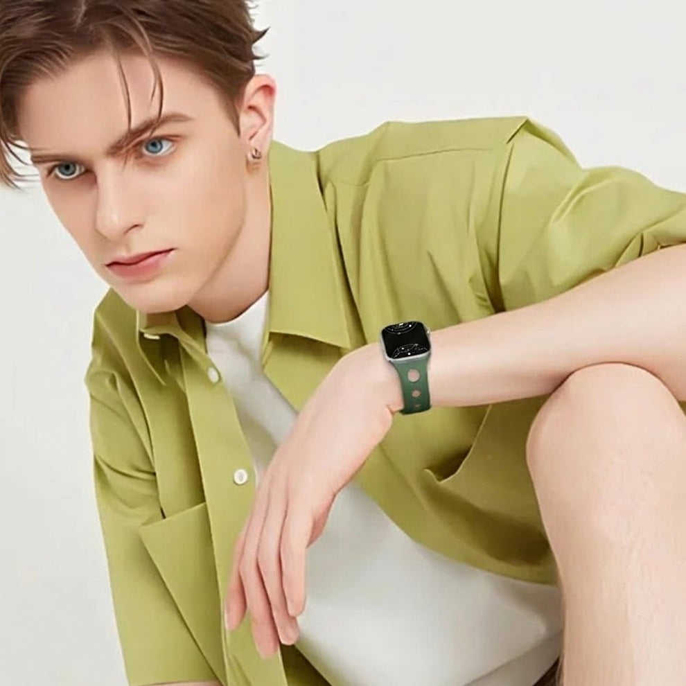 Apple Watch Strap | Vallum Silicone Sports Strap | Compatible with ...